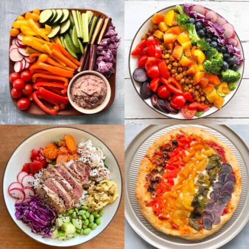 10 Rainbow Vegetable and Savory Rainbow Recipes : Ugly Duckling Bakery