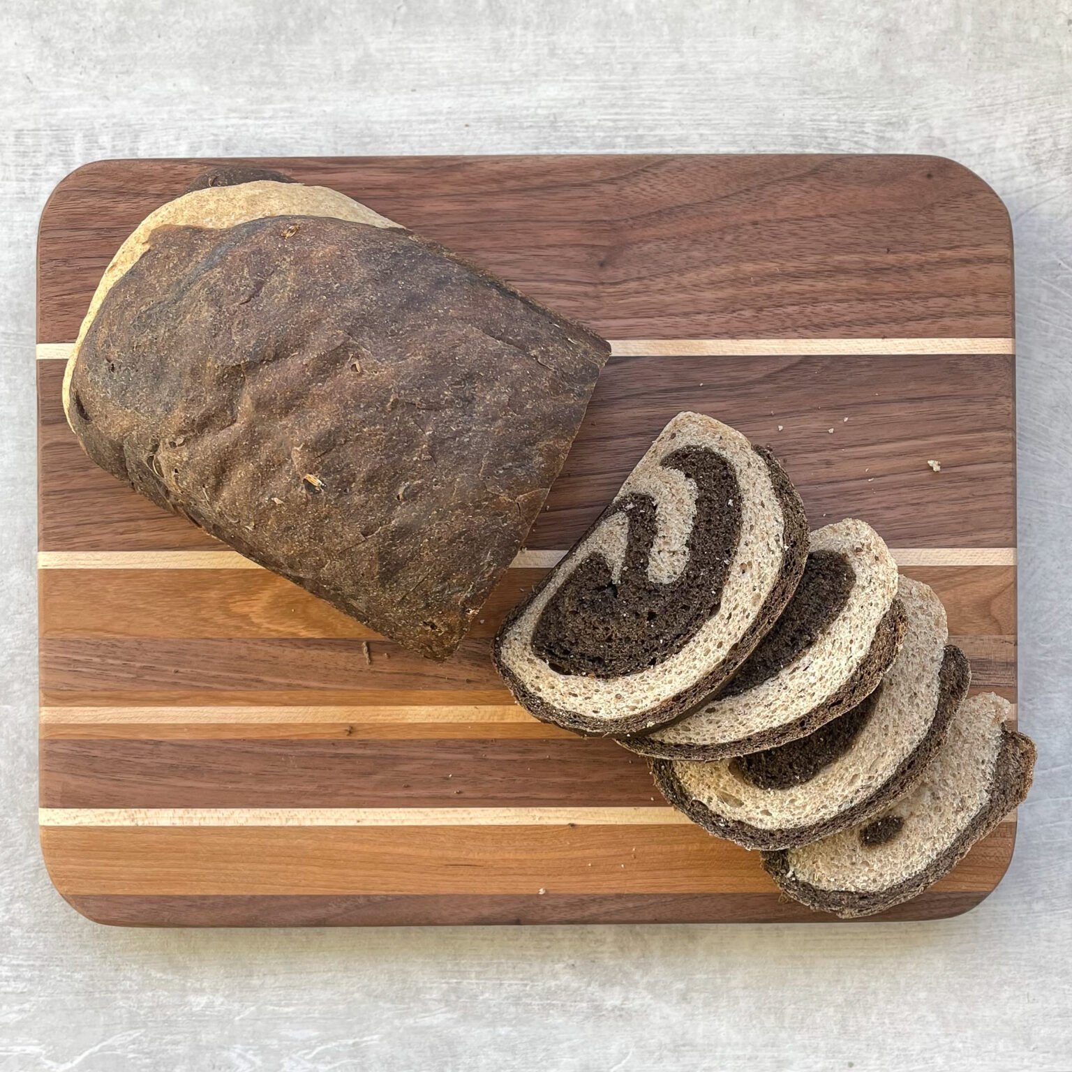 Marble Rye Bread : Ugly Duckling Bakery